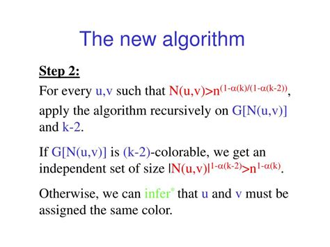 Ppt Coloring K Colorable Graphs Using Smaller Palettes Powerpoint