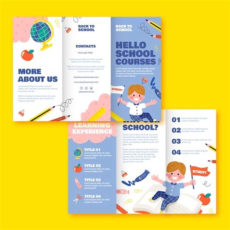 School Leaflet Template