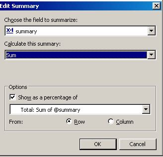 Change Summary Type In Crystal Report Cross Tab To Pick The Exact Value Of The Formula Field