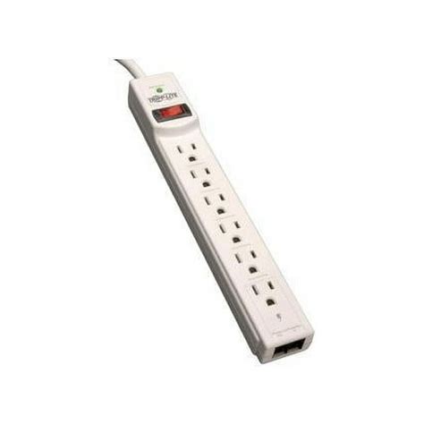 Tripp Lite Tlp608tel 6 Outlet Surge Protector Walmart Business Supplies