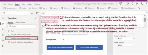 Set And Updatecontext Function In Powerapps Understand The Difference Between Set And