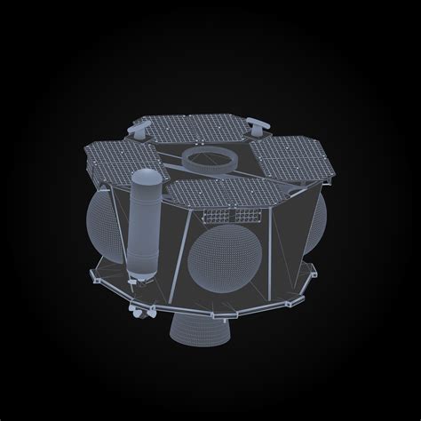 Lunar Photon Spacecraft 3d Model Cgtrader