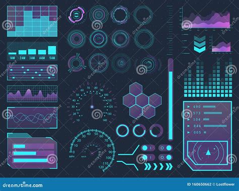 Hud Elements Sci Fi Science Futuristic User Interface Menu Buttons Virtual Reality Hud Elements Sci Fi Science Futuristic User Interface Menu Buttons Virtual Reality