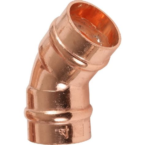 Solder Ring 45 Elbow Copper Colglo