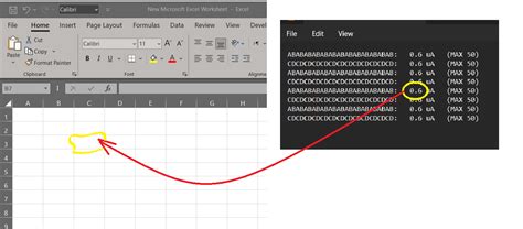 How To Import Single Word From A Text File Into Specific Cell In Excel