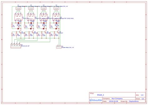Modulo 4 Reles EasyEDA Open Source Hardware Lab