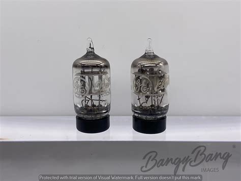 Matched Pair General Electric 6al5 6eb5 5726 Eb91 Dual Diode Reverb