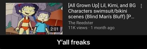 All Grown Up Lil Kimi And Bg Characters Swimsuit Bikini Did O La Sm Es Y All Freaks Y