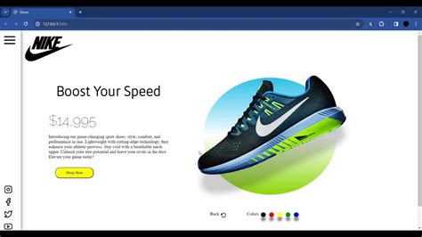 Webdevelopment Html Css Newbiedev Shoelandingpage Learningtocode Vaishnavi P