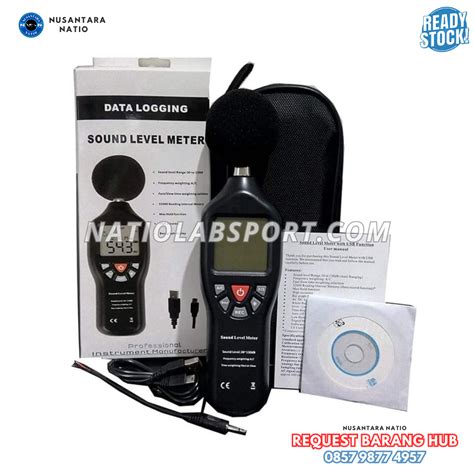Sound Level Meter Data Logger USB Decibel Tester Ukur Suara Noise PC Natiolabsport Com