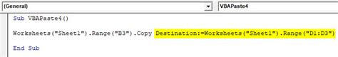 vba paste learn how to use vba paste in excel with different example