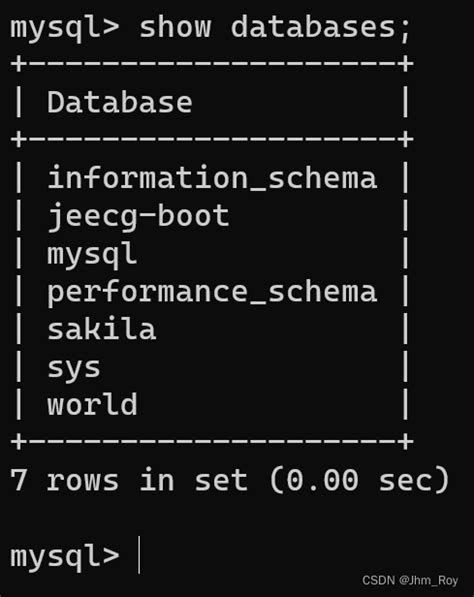 Mysql登录访问退出操作mysql Show Databases 就退出登录 Csdn博客