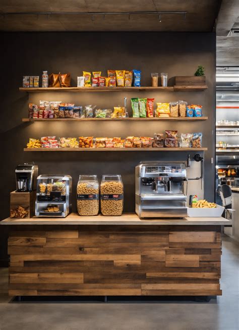 Lexica A Self Serve Breakroom Snack Bar With Snacks On An Easy To