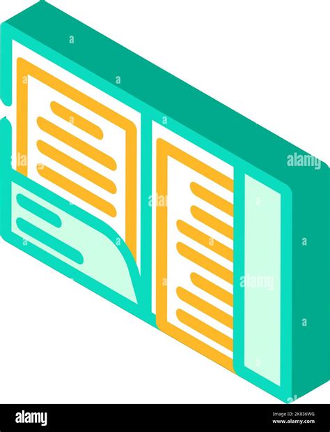 Business Folder Isometric Icon Vector Illustration Stock Vector Image And Art Alamy