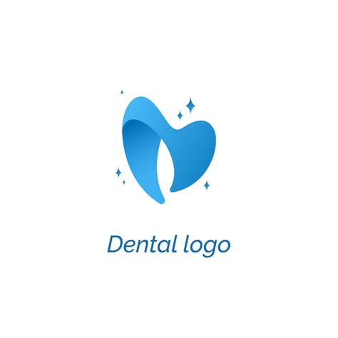 Premium Vector Tooth In The Shape Of A Heart With Stars Around It