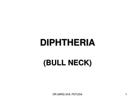 Ppt Diphtheria Powerpoint Presentation Free Download Id4903053