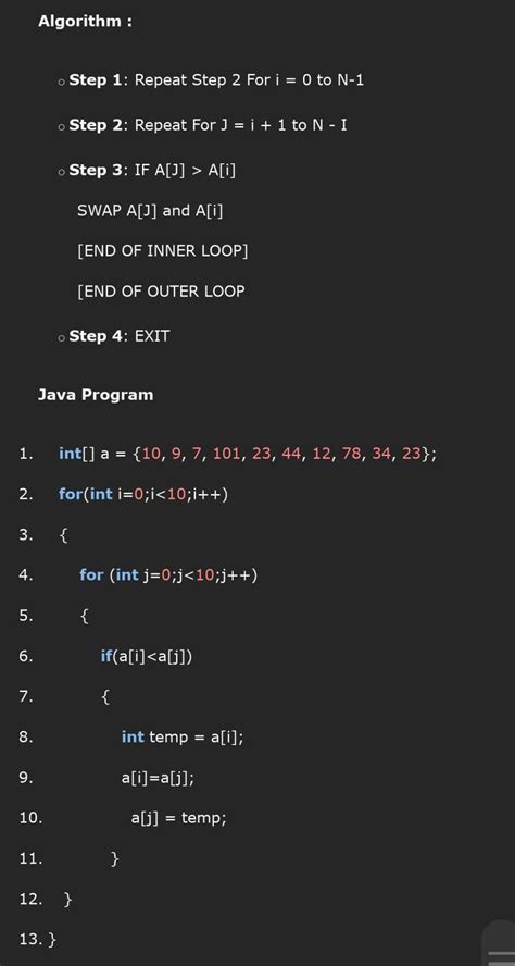 solved algorithm 3 bubble sort in bubble sort each element