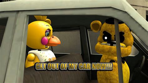 Sfm Fnaf Get Out Of My Car Now Youtube