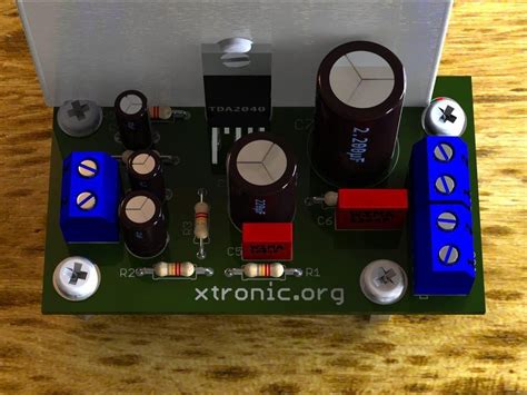 Tda2040 Amplifier Circuit Diagram 30w Artofit