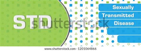 Std Sexually Transmitted Disease Text Written Stock Illustration