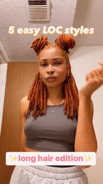 Long Loc Styles Natural Hair Styles Locs Styles Natural Women