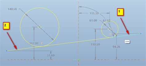 Solved How Do I Make A Line Tangent To Two Circles In A S PTC Community