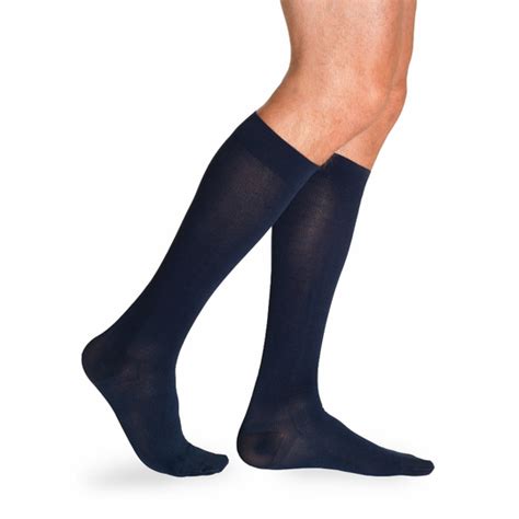 Sigvaris 232c Mens Essential Cotton Knee High Socks 20 30 Mmhg