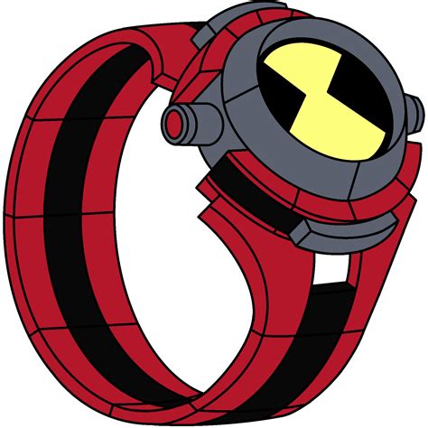 The Recalibrated Omnitrix In Different Colours Including A Blank