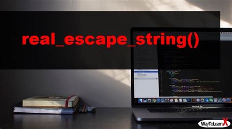 PHP Mysqli Real Query WayToLearnX