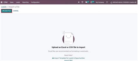 How To Import Leads Into Odoo 17 CRM