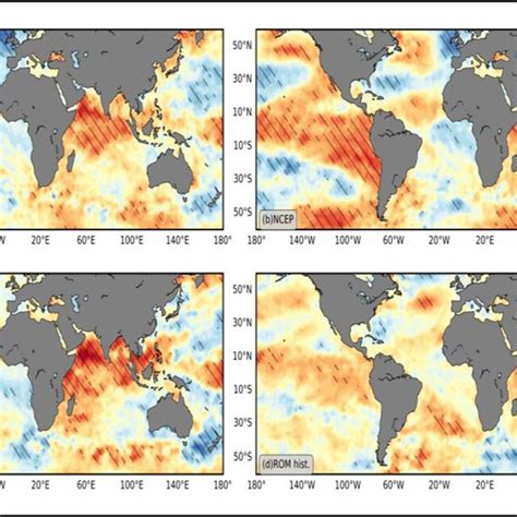 The Spatial Correlation Pattern Between Future Sst And Onset Dates Was Download Scientific