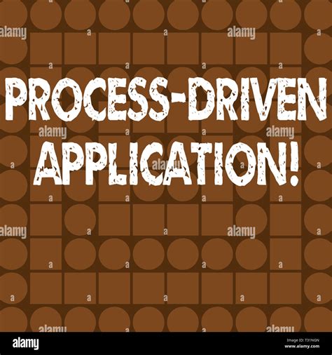 Word Writing Text Process Driven Application Business Photo Showcasing Workflow Engine Where