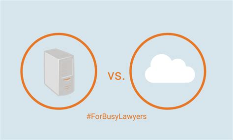 Law Firm Software Cloud Based Software Vs On Premise Software