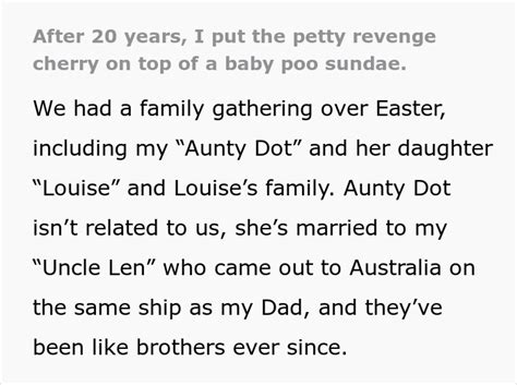 Woman Waits 20 Years To Get Revenge On Her Mean And Entitled Relative
