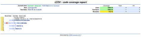 【c 】单元测试覆盖率工具lcov的使用 Csdn博客