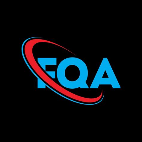 Logotipo De Fqa Carta Fqa Diseño Del Logotipo De La Letra Fqa Logotipo De Iniciales Fqa