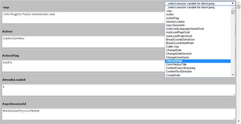 Plug Ins Show Current Session Open Text Web Solutions Usergroup Ev