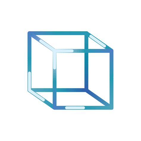 gradient cube icon 11212166 vector art at vecteezy