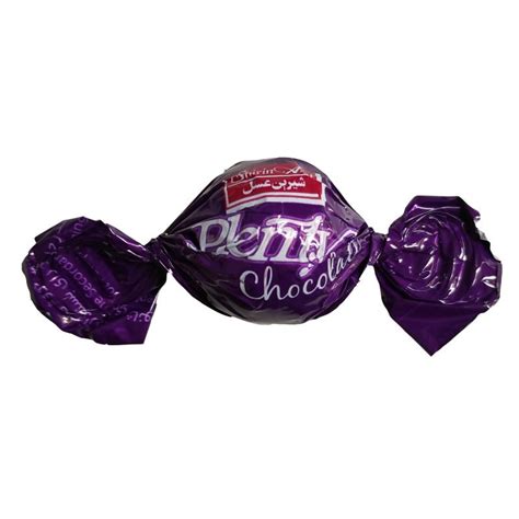 خرید و قیمت شکلات توپی شیری با مغز کرم کاکائو پلنتی شیرین عسل یک کیلو
