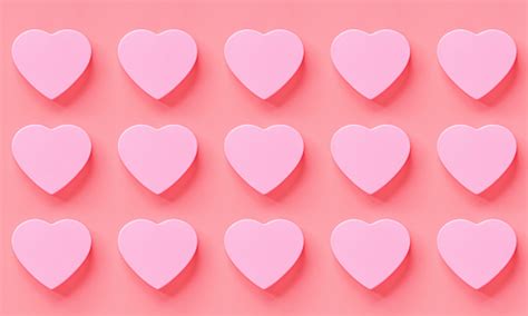 분홍색 난로와 발렌타인 데이 배경입니다 플랫 레이 상단 보기 모형 템플릿 복사 공간 2월 14일 축하를 위한 최소한의 추상구성 개념에 대한 스톡 사진 및 기타 이미지