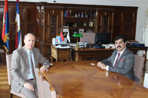 University Of Belgrade On Linkedin Амбасадор Пакистана у Ректорату Ректор Универзитета у