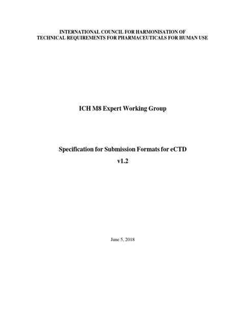 specification for submission formats for ectd v1 2 pdf typefaces