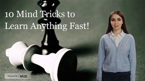 Mind Tricks To Learn Anything Fast Learning Skills And Brain Power