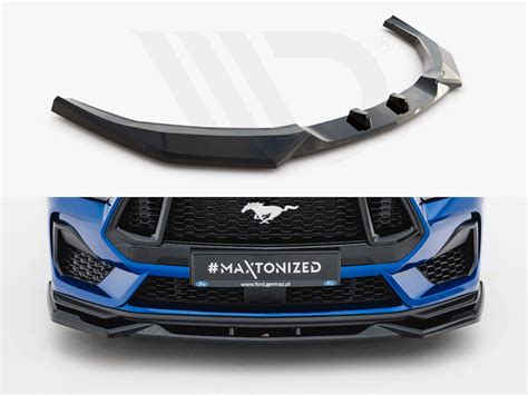 Front Splitter V2 Ford Mustang Gt Mk 7 Maxton Design Uk