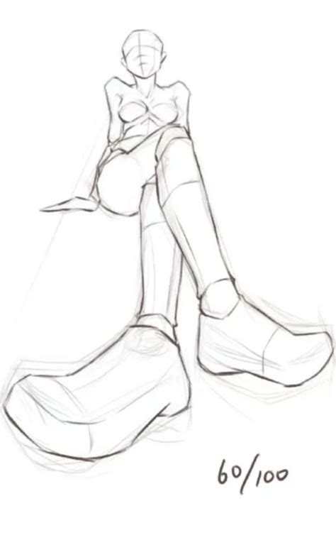 Poses In Perspective Reference Perspective Drawing Down View Bottom