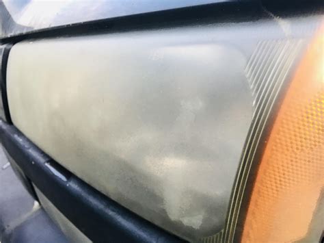headlight defogging before after r howto