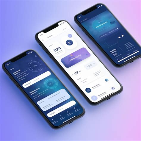 premium ai image modern ios uiux design app