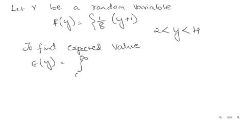 Solved 7 Find The Expected Value Of The Random Variable Y Whose