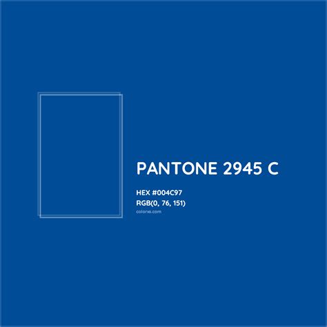 About PANTONE 2945 C Color - Color codes, similar colors and paints ...
