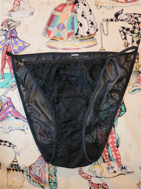 Vintage Black Panty Gem